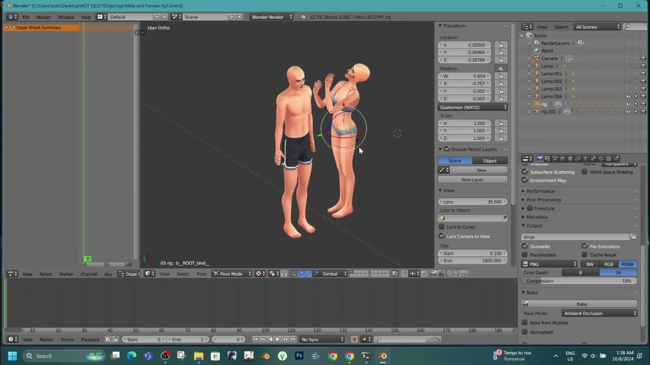 How to Fix Misaligned Poses in Blender for The Sims 4 | Step-by-Step Tutorial || #sims4 - YouTube