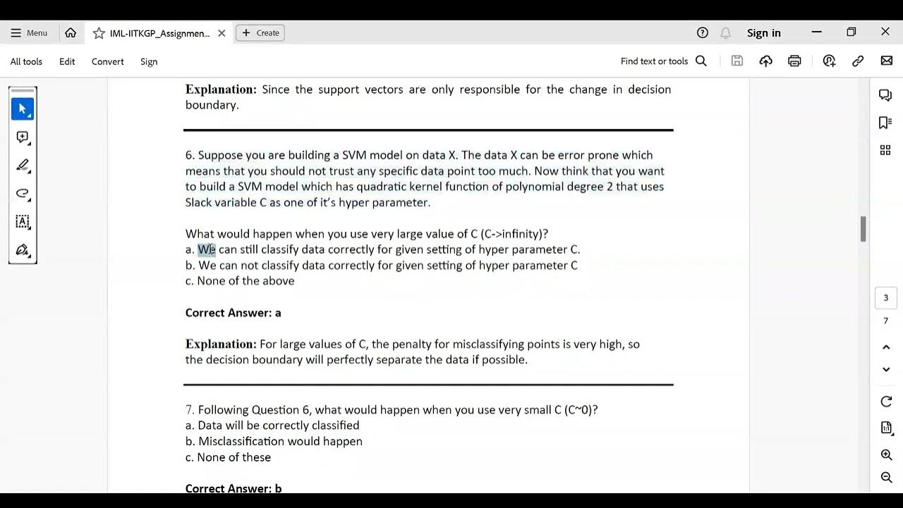 Introduction To Machine Learning Iitkgp Assignment 5 Solution Youtube
