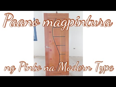 Paano magpintura ng pinto/step by step varnish tutorial - YouTube