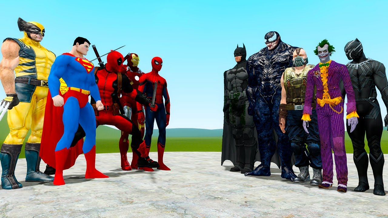 X-MEN, SUPERMAN, IRON MAN, DEADPOOL, SPIDER-MAN VS BATMAN, VENOM, BANE ...