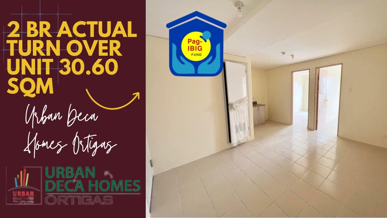 2 Bedroom Urban Deca Homes Ortigas (Bare Unit) Actual Turn Over - YouTube