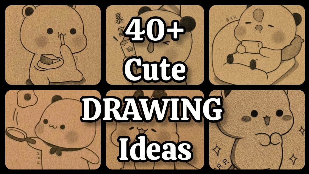 40+ Cute and easy drawing for beginners must watch! - YouTube