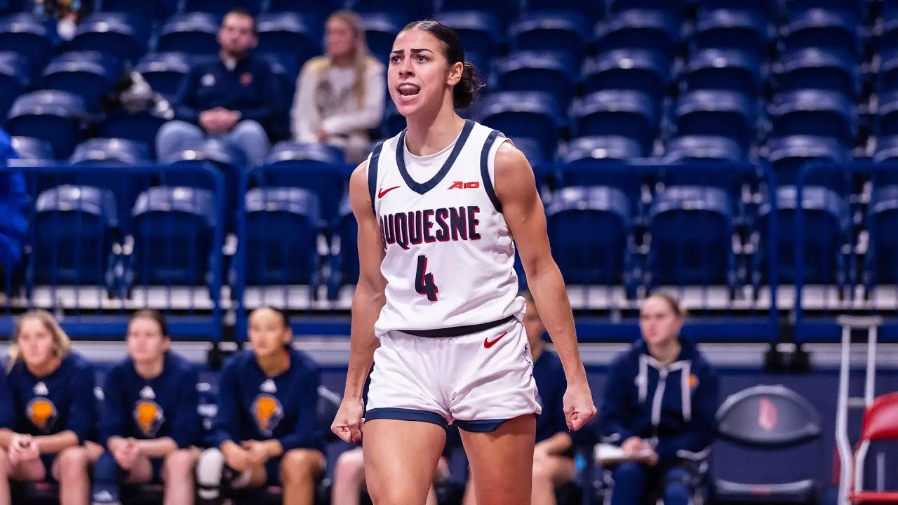 Megan McConnell Block | VCU vs. Duquesne | Insane Aura - YouTube