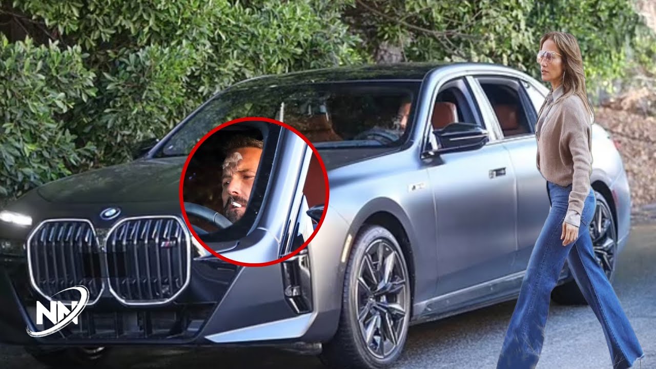 Ben Affleck puffs on a cigarette in his car amid divorce - YouTube