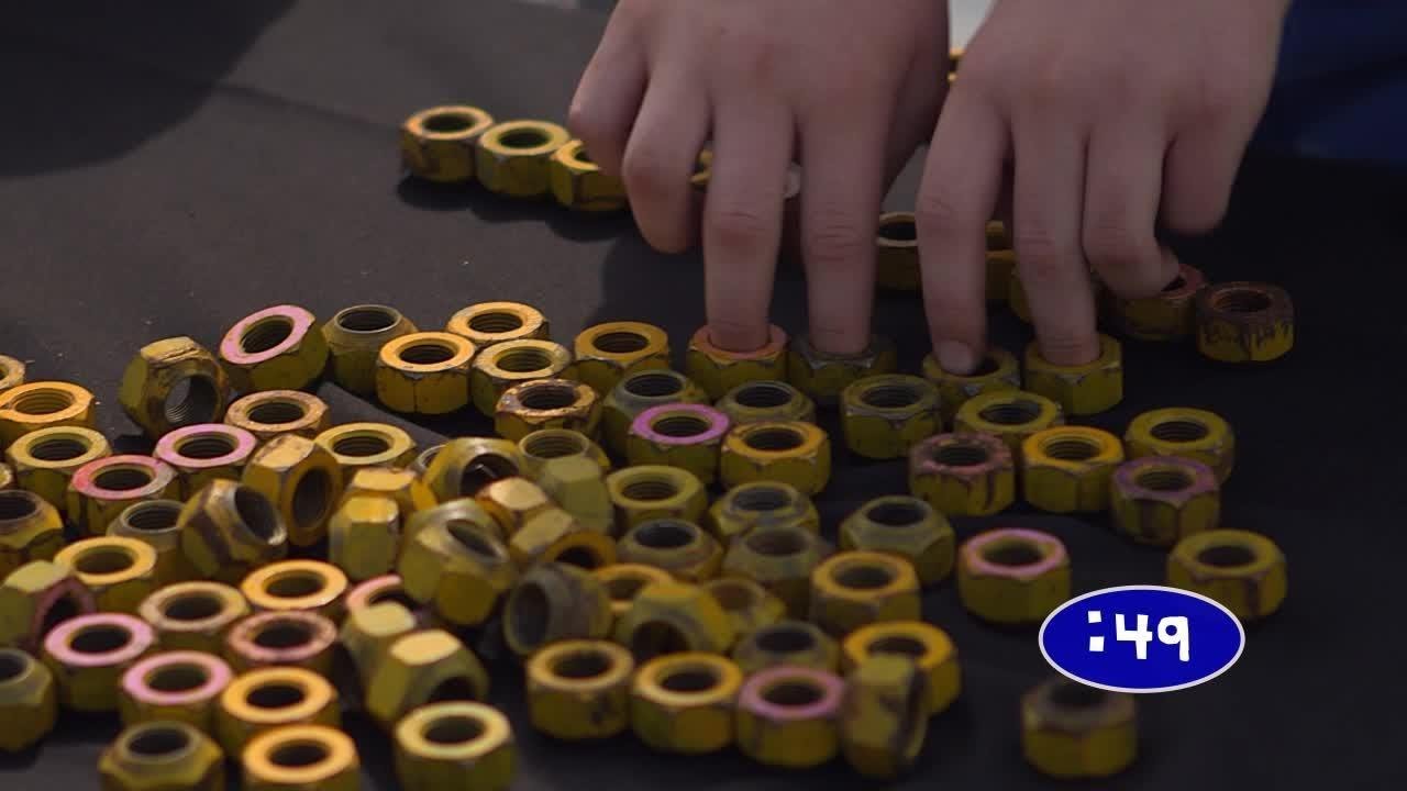 Kids Drive NASCAR: Lug nut challenge - YouTube