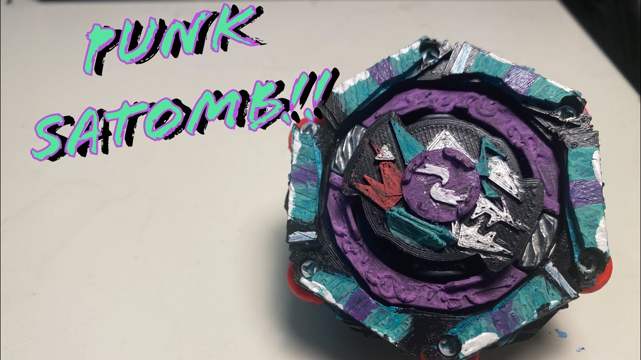SATOMB IS BACK!! | Beyblade burst 3d prints - YouTube