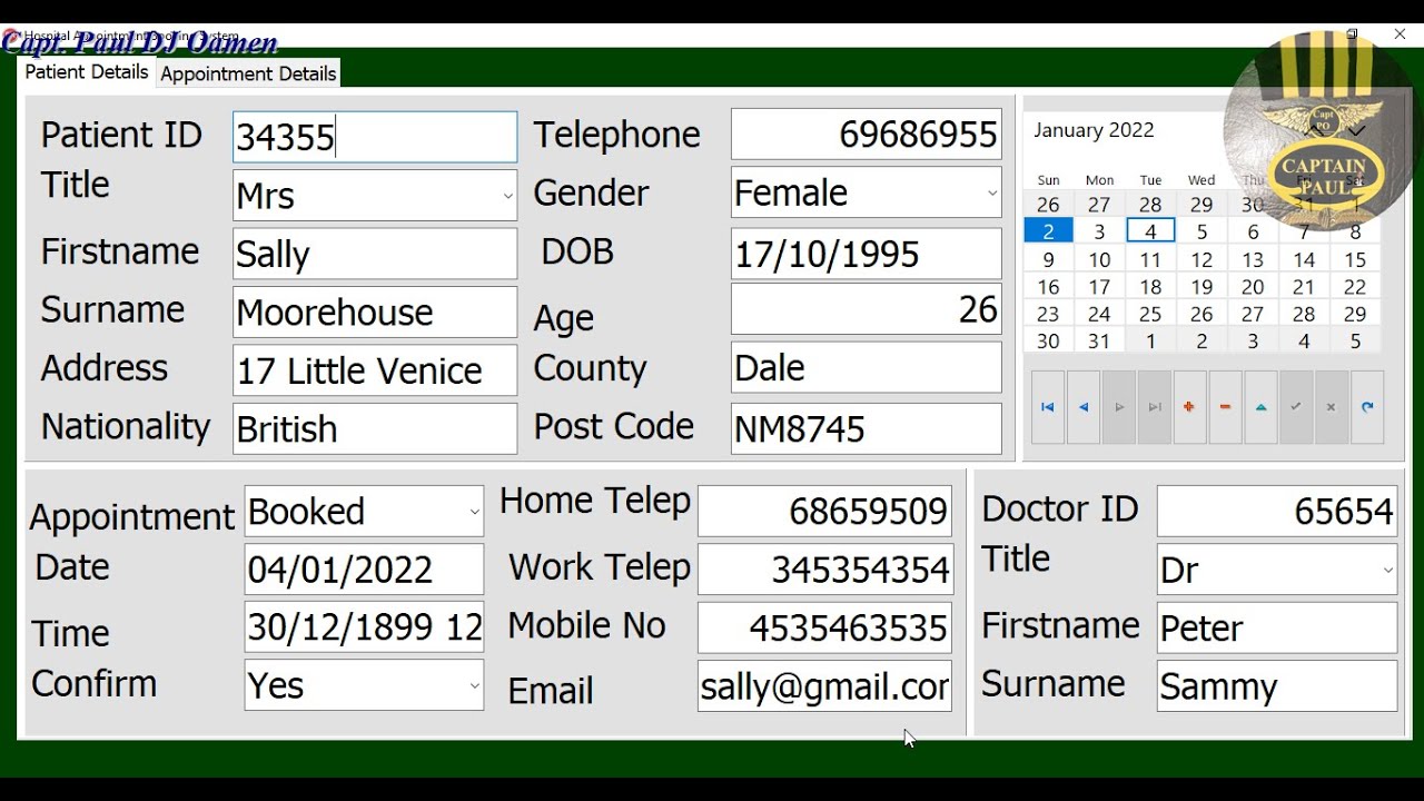 How to Create a Hospital Appointment Booking System in Delphi - Full ...