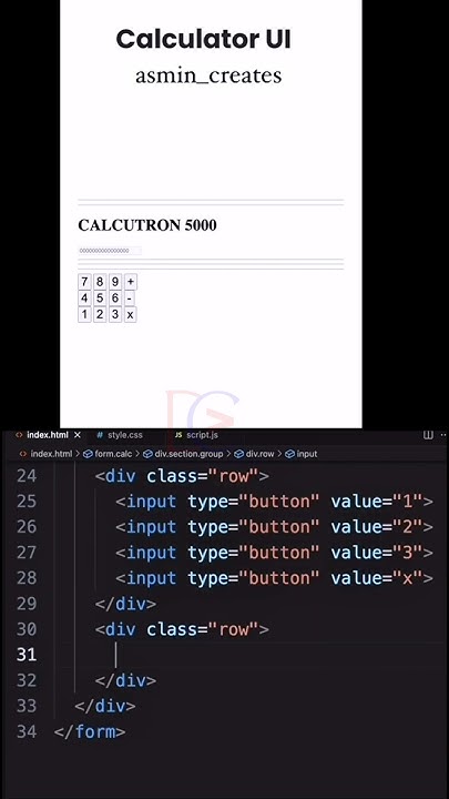 Build A Stylish Calculator With Html Css And Javascript Htmlfullcourse Coding Python 8325