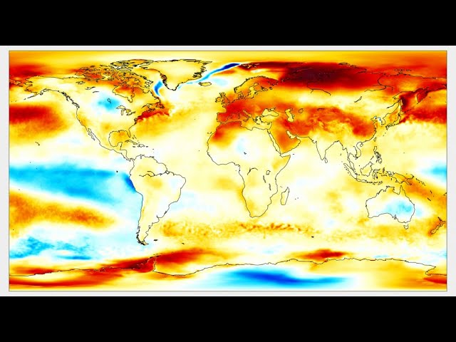 Global Temperature Anomaly Map