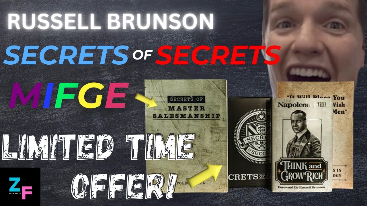 Russell Brunson Secrets Of Success MIFGE Limited TIME Offer! - YouTube