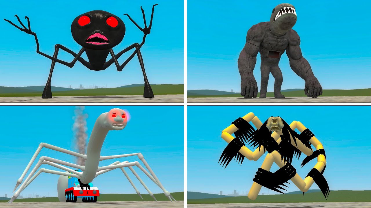 THE VISITOR vs BEHEMOTH BUILDER vs THOMAS TRAIN vs LONG HORSE in Garry ...