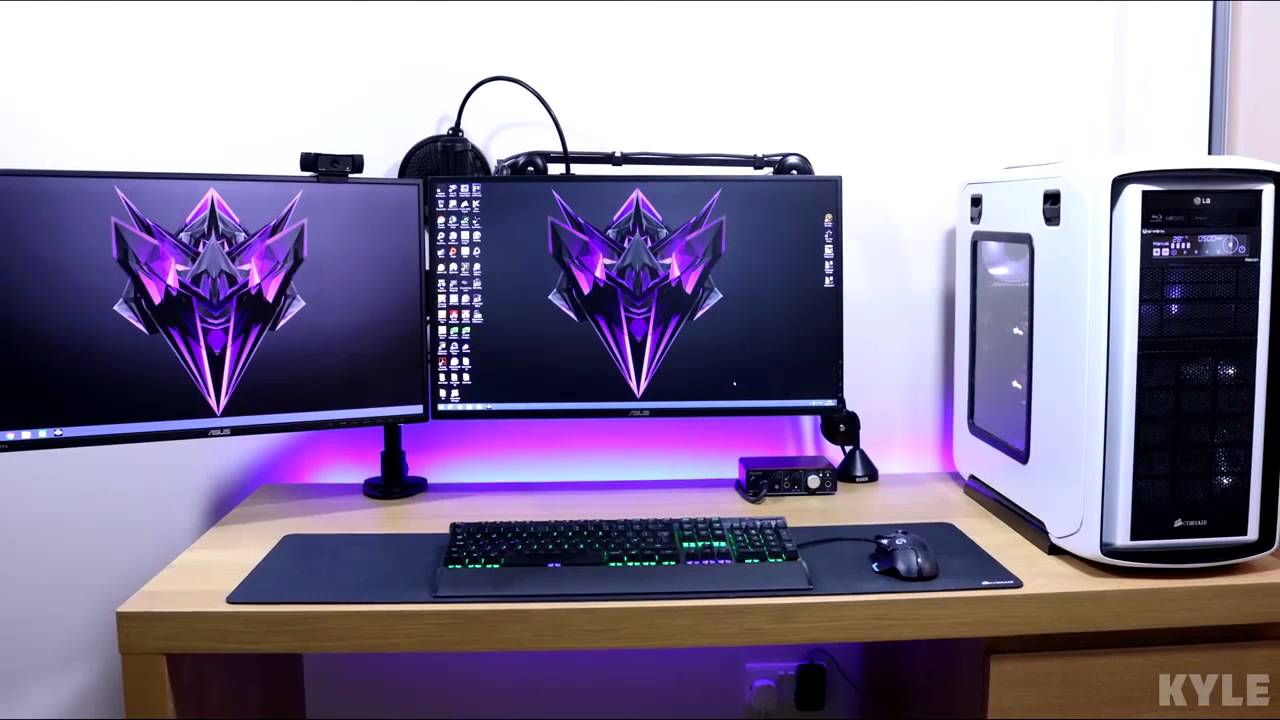 smart gaming pc setup april 2016 - YouTube