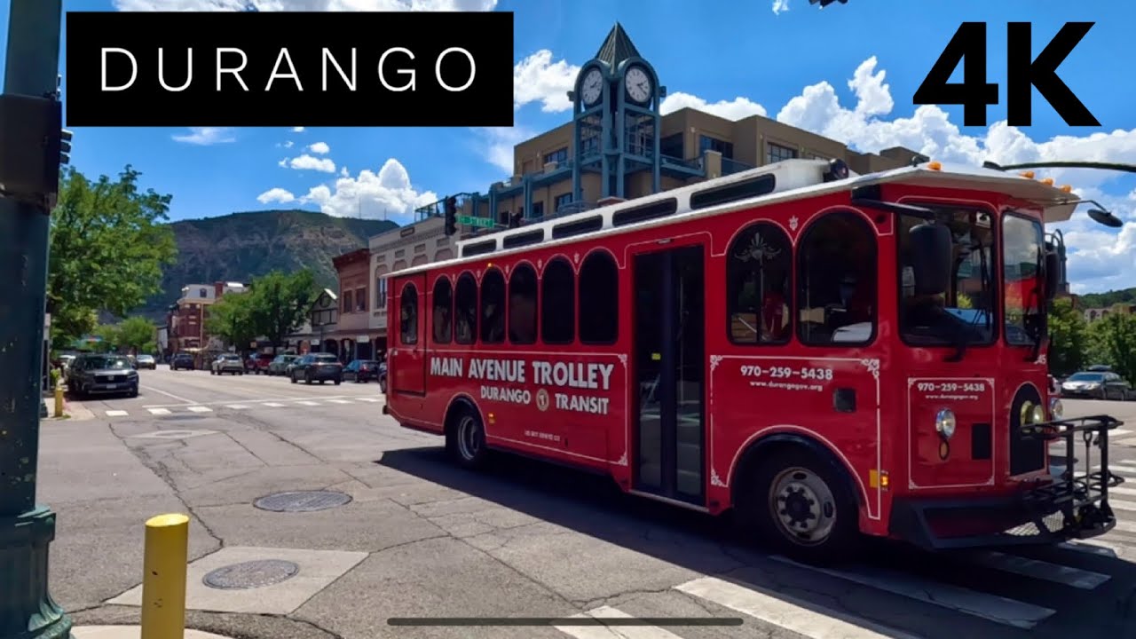 A Summer Walking Tour in Durango, Colorado | 4K - YouTube