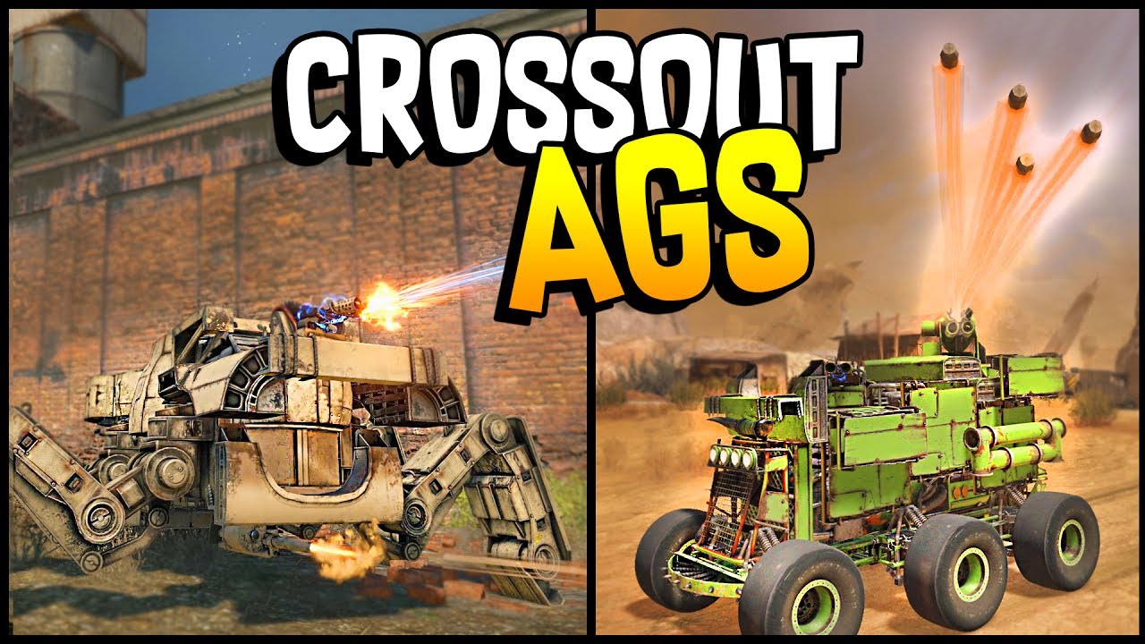 Crossout - AUTOMATIC GRENADE LAUNCHER + THUNDERBOLT SHOTGUN Mech Walker ...