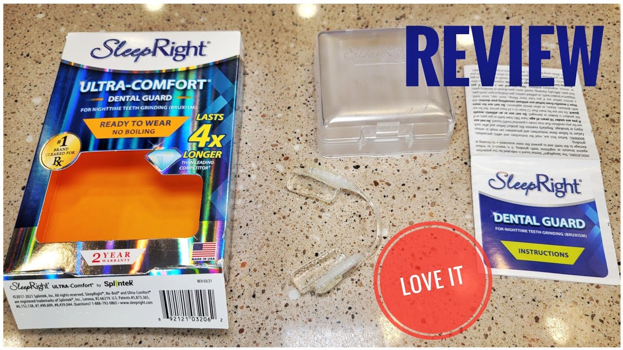 Review Sleep Right Ultra-Comfort Dental Guard 4X - YouTube
