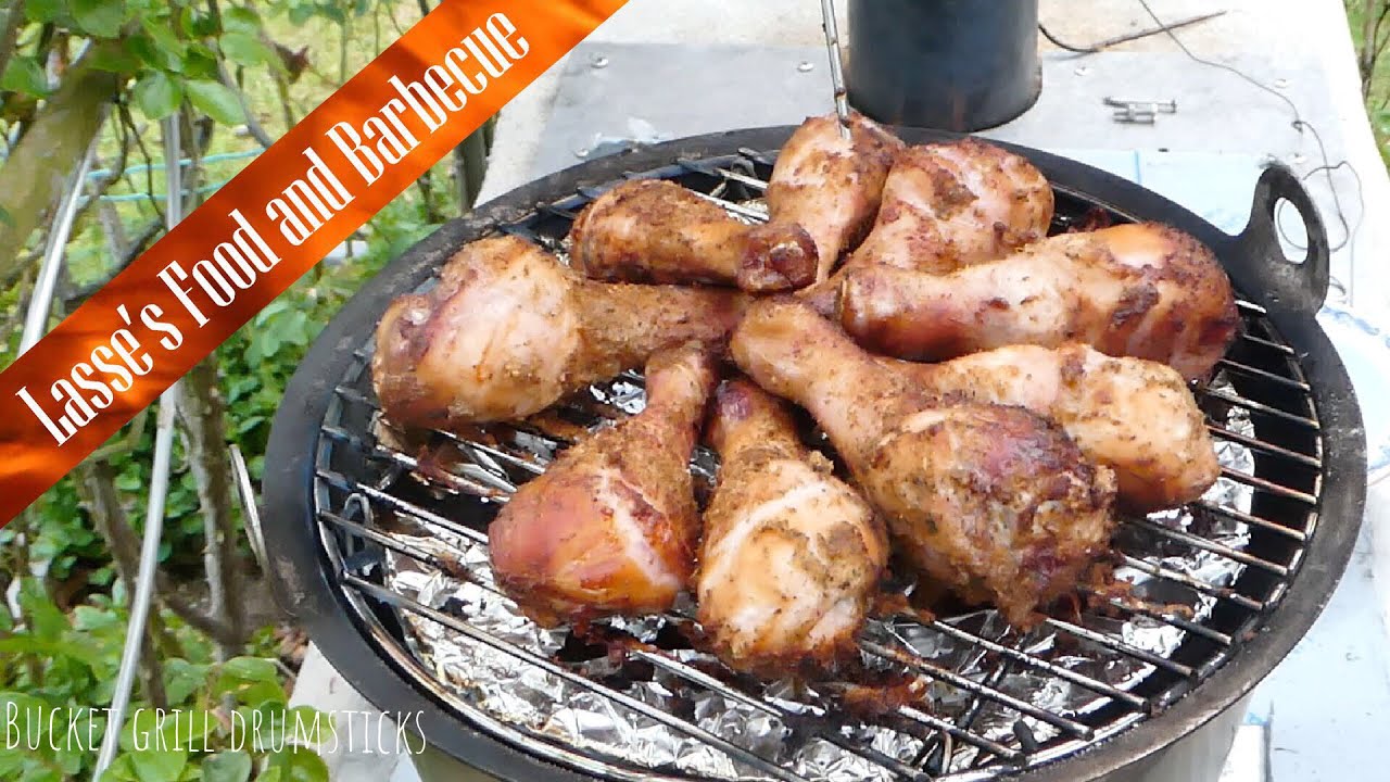Indirect grilling mod for the bucket grill - and drumsticks - how to ...