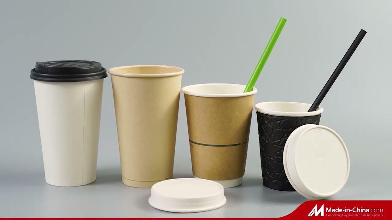 MVI ECOPACK Water-Based Coating Paper Cups & PLA Cups - YouTube