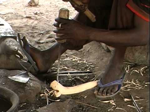 Blacksmiths Working in Forge, Mali, West Africa (Long version) - YouTube