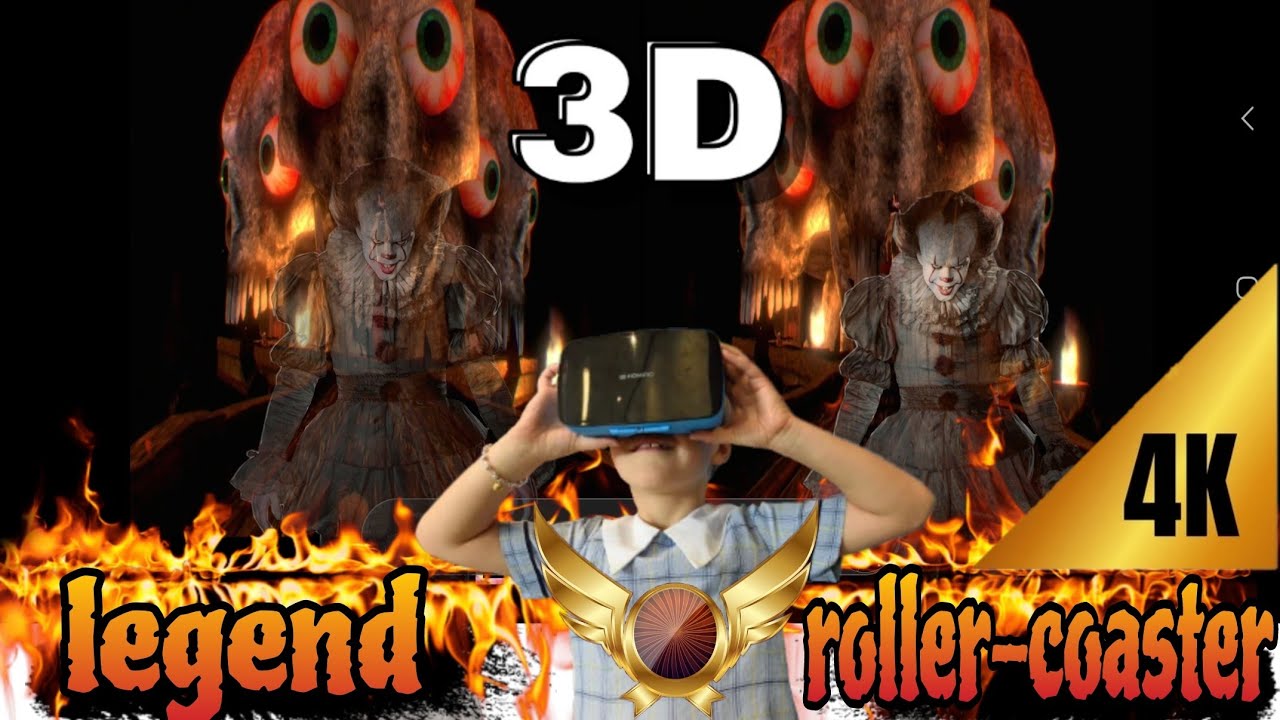 3d legend roller coaster vr 4k sbs videos 3d sbs videos 4k - YouTube