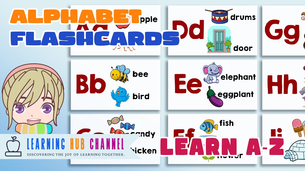 ABC Journey: Explore the Alphabet with Visual Flash Cards from A to Z ...