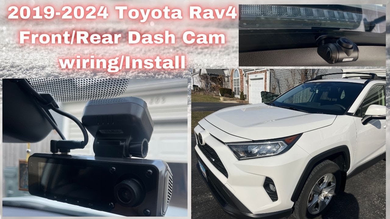 How to install dash camera wiring 2019-2024 Toyota Rav4 - YouTube