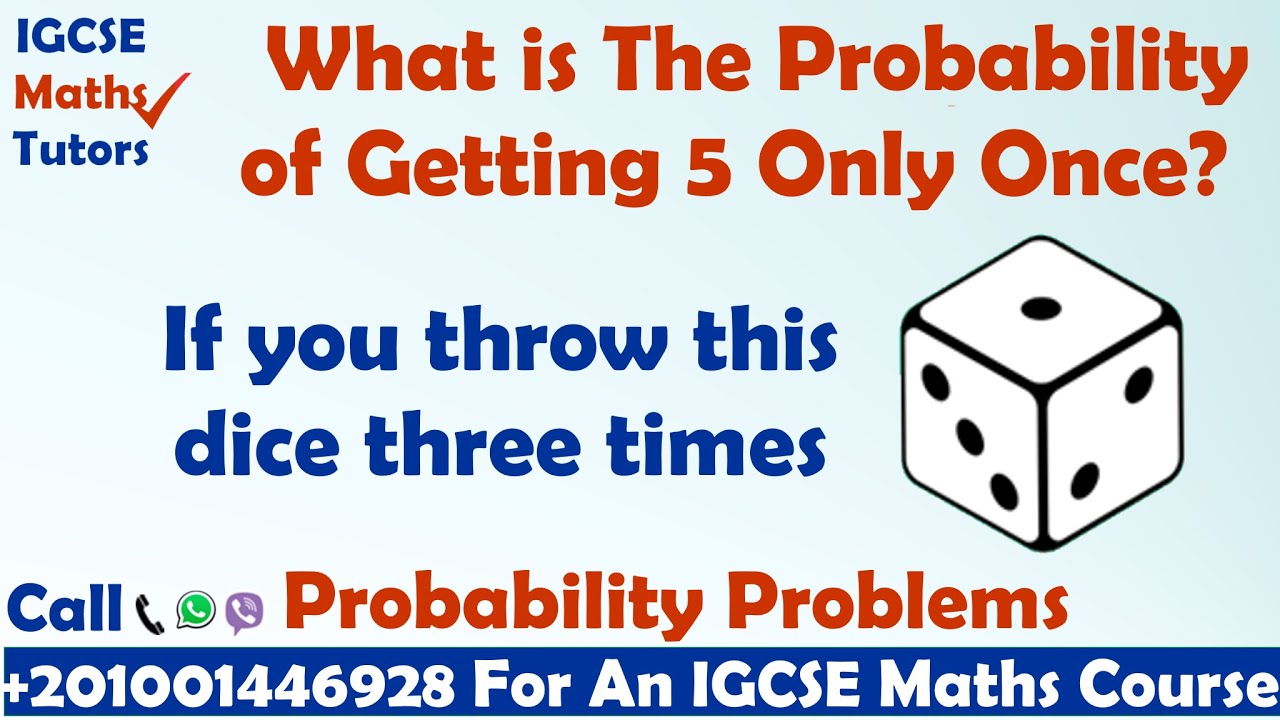 IGCSE Maths Tutors: Solving Probability Questions From an IGCSE Exam ...