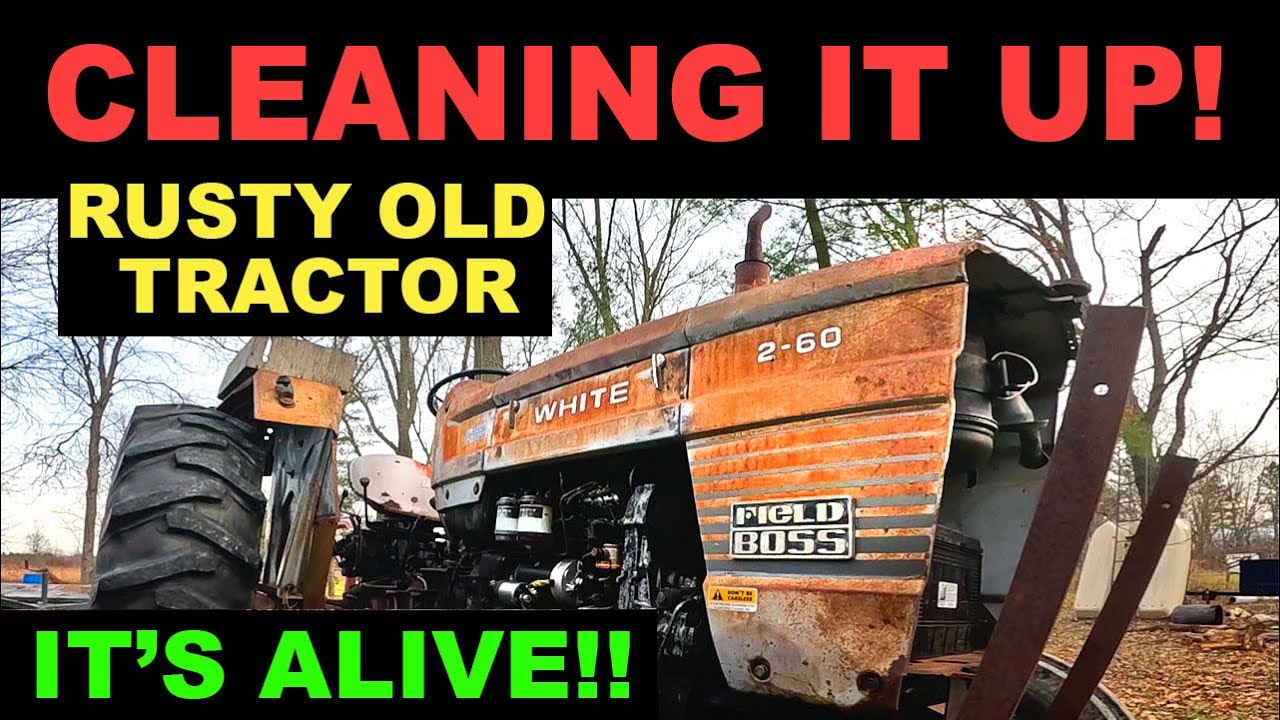 Fixing a neglected farm tractor! White Field Boss 2-60 - YouTube