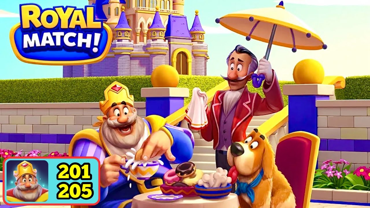 Royal Match. Level 201-205 Gameplay Walkthrough (iOS, Android) # ...
