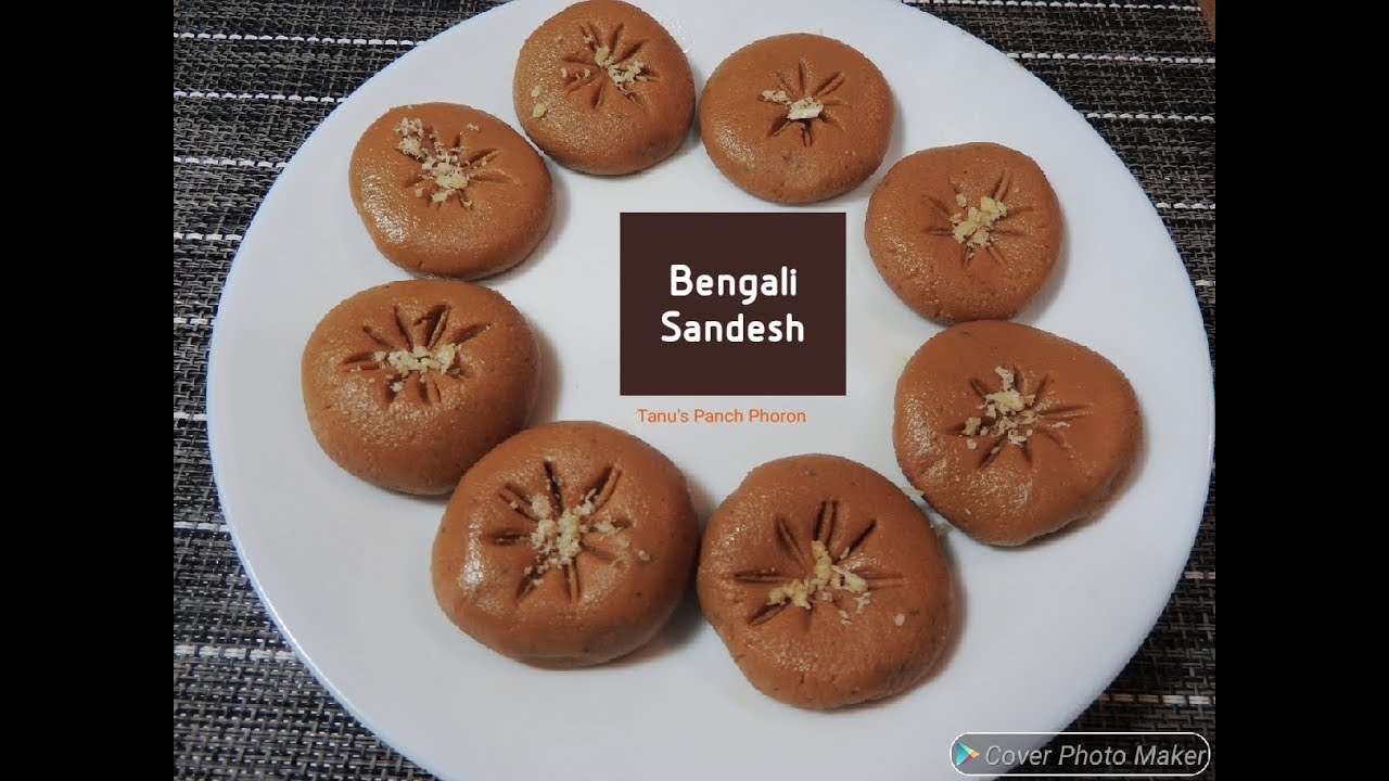 Nolen Gurer Sondesh In Hindi| Sandesh Recipe | Bengali sweet recipe ...