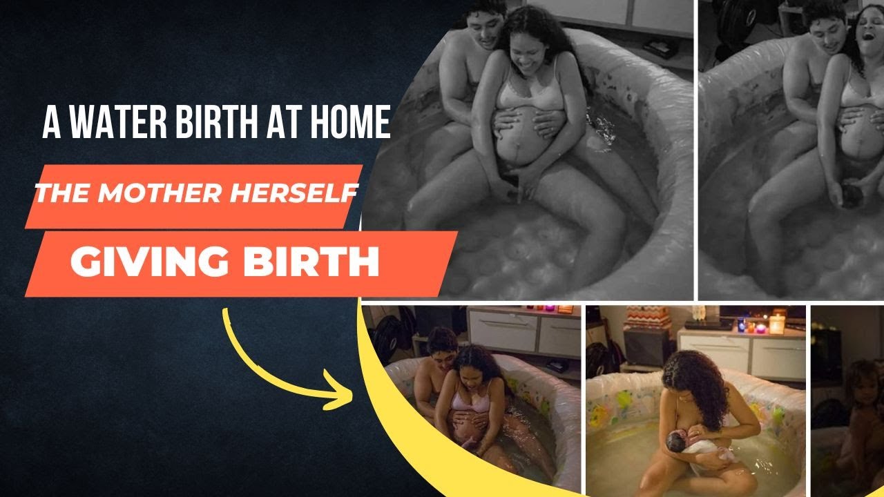 A Water Birth At Home By The Mother Herself Giving Birth 8873