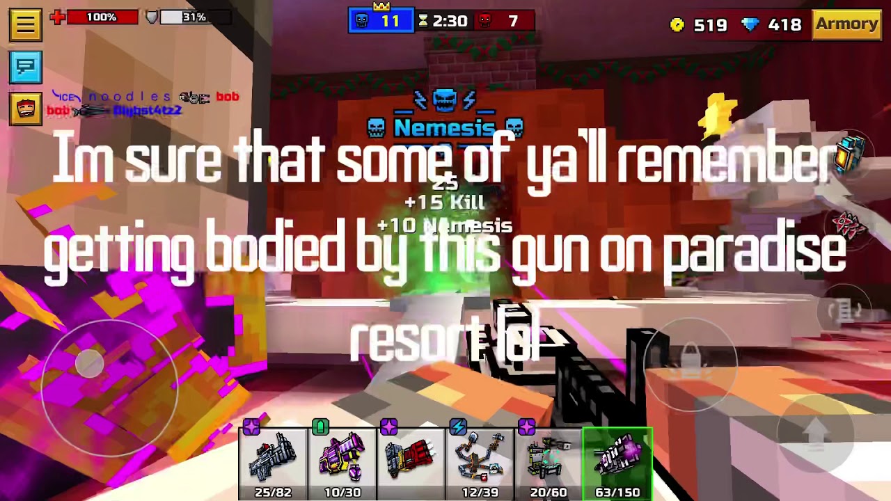 Laser Minigun in 2021? | Pixel Gun 3D - YouTube