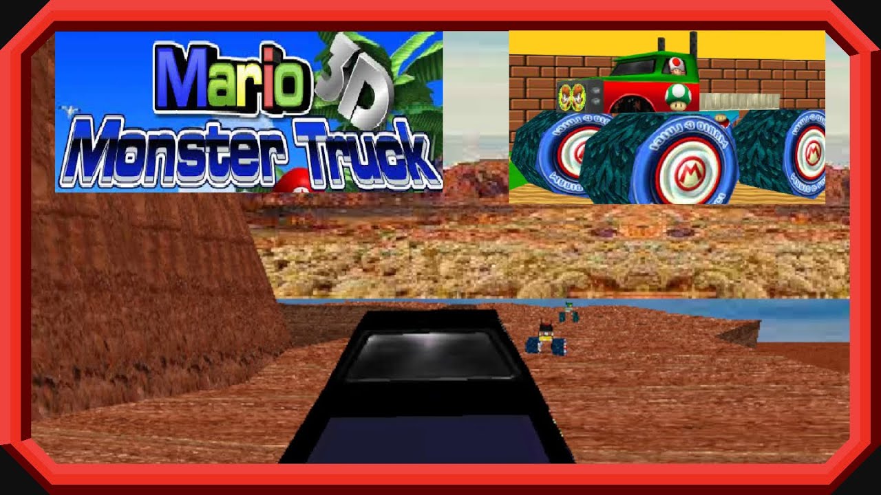 Mario Monster Truck 3D 🛻 [100%/Playthrough/English/HD/60fps] - YouTube