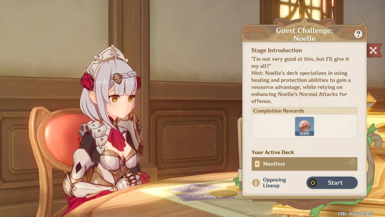Guest Challenge: Noelle | Genius Invokation TCG [ Genshin Impact ...