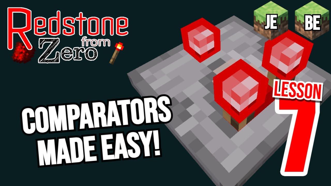 The Comparator, Part 2: How to Compare and Subtract with Minecraft's ...