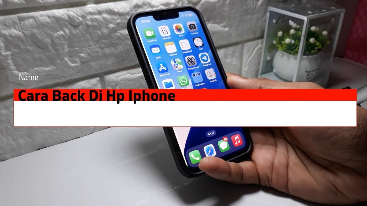 Cara Back Di Hp Iphone - YouTube