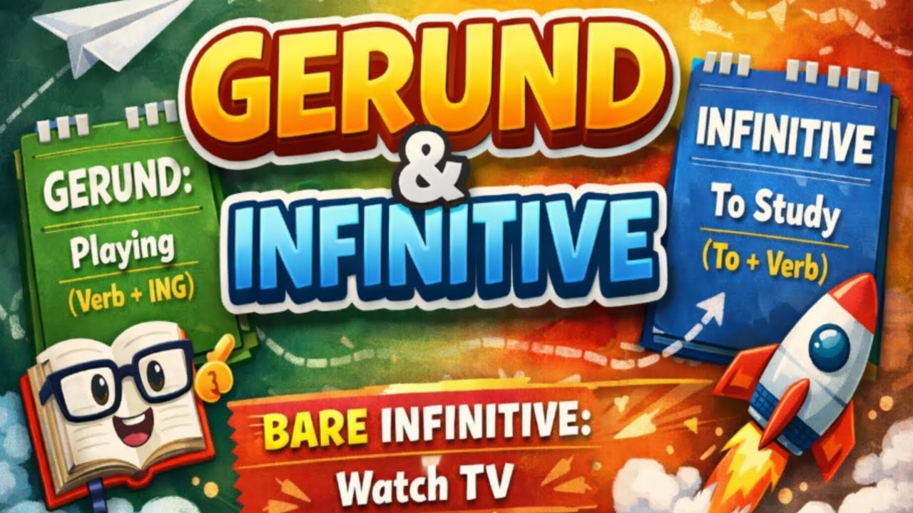 Gerund and Infinitive ( part 1) 2 BAC البكالوريا - YouTube