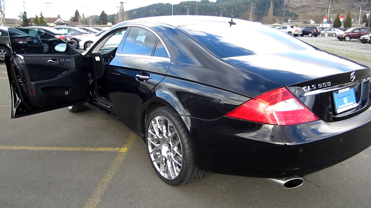 2006 Mercedes Benz CLS500 Black Stock H1925 Walk Around YouTube