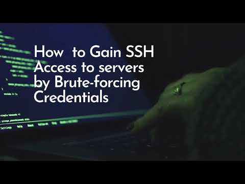 How to Gain SSH Access to servers by Brute-forcing Credentials - YouTube