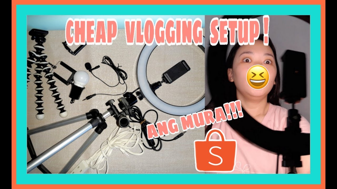 CHEAP VLOGGING SETUP + BACKDROPS + UNBOXING | Tutorial | Rhodalyn Vlogs ...