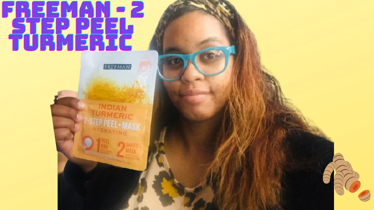 Freeman Indian Turmeric 2-Step Peel + Mask Review - YouTube