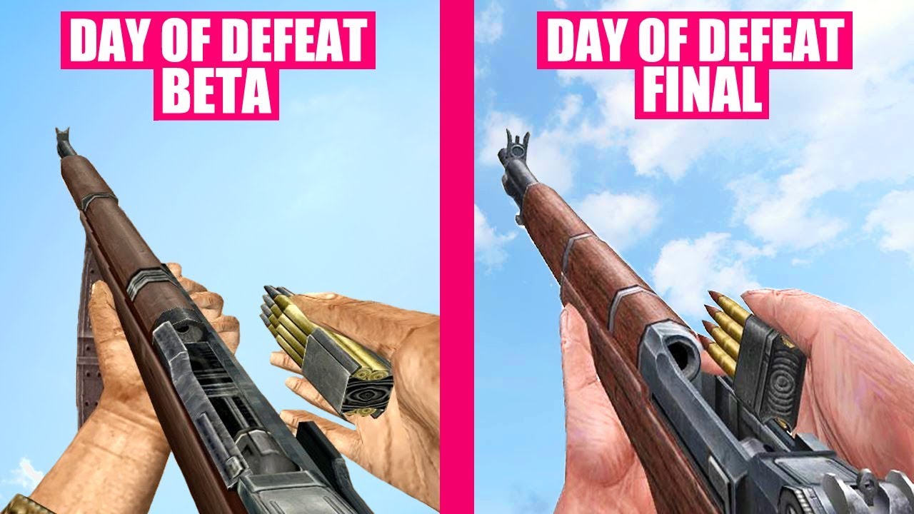 Day of Defeat BETA vs FINAL Weapons Comparison - YouTube