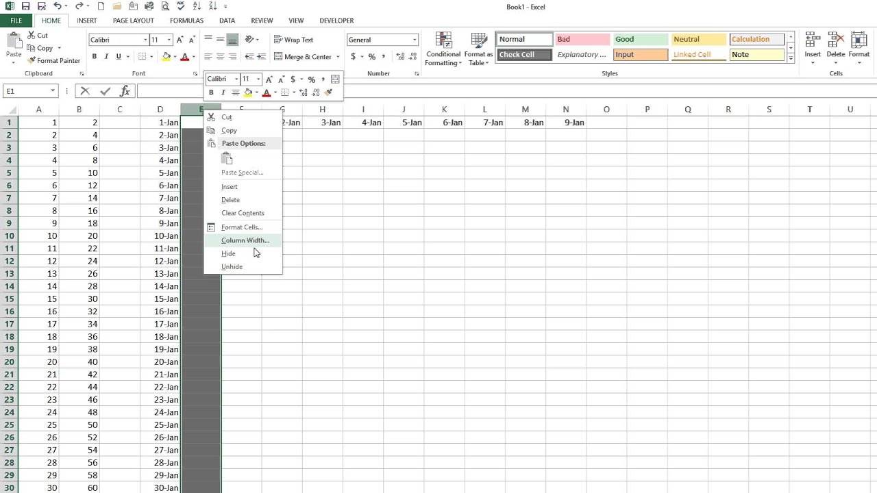 36 Excel 2013 Llenado automatico de celdas - YouTube