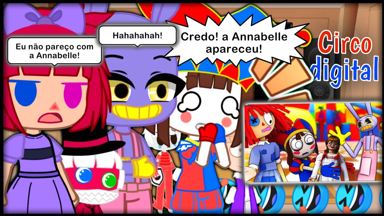 The Amazing Digital Circus React Ragatha, Jax e Pomni RESPONDEM PERGUNTAS no The Amazing...VR ...