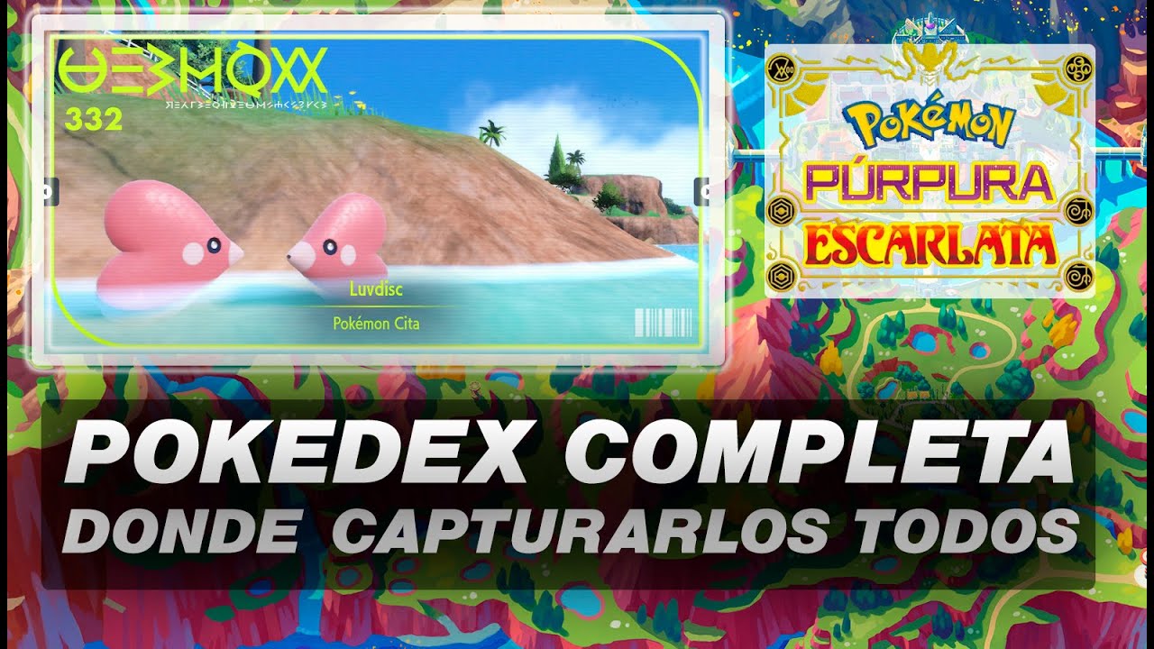 332 Pokedex Paldea - Luvdisc (Donde y Como Capturarlo) - Pokémon ...