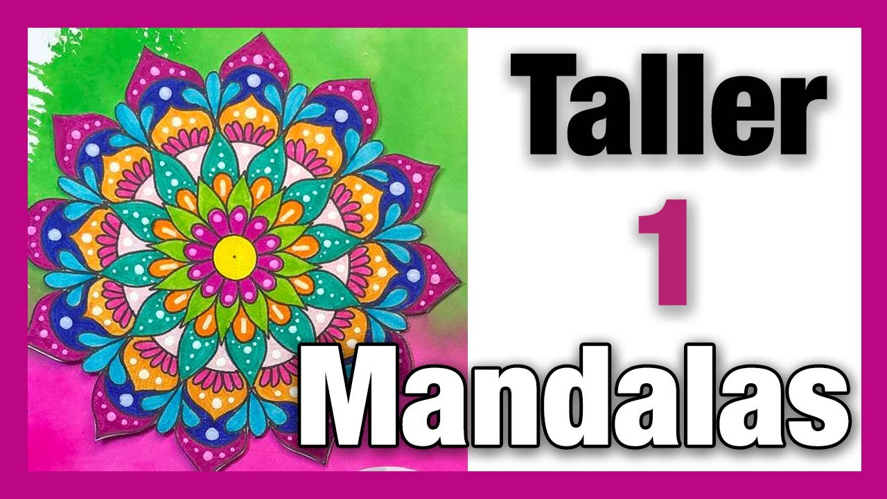 Mandalas Tutorial Paso a Paso - YouTube