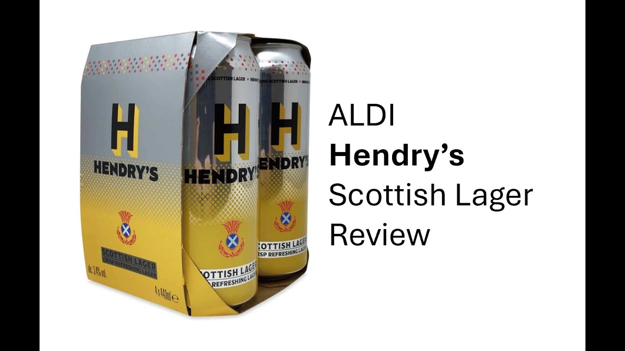 Aldi Hendry's Scottish Lager Review - YouTube