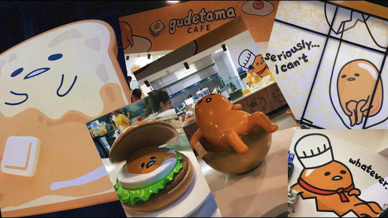 I tried going to the Gudetama Cafe on opening weekend - YouTube