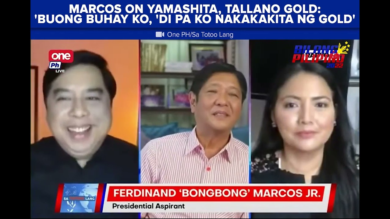 Marcos denies seeing Yamashita, Tallano gold - YouTube