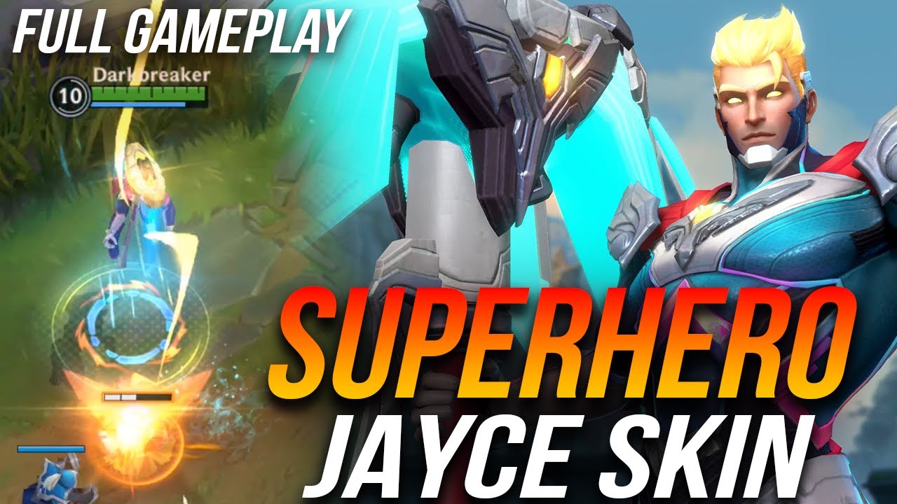 WILD RIFT NEW SUPERHERO JAYCE SKIN @League of Legends: Wild Rift - YouTube