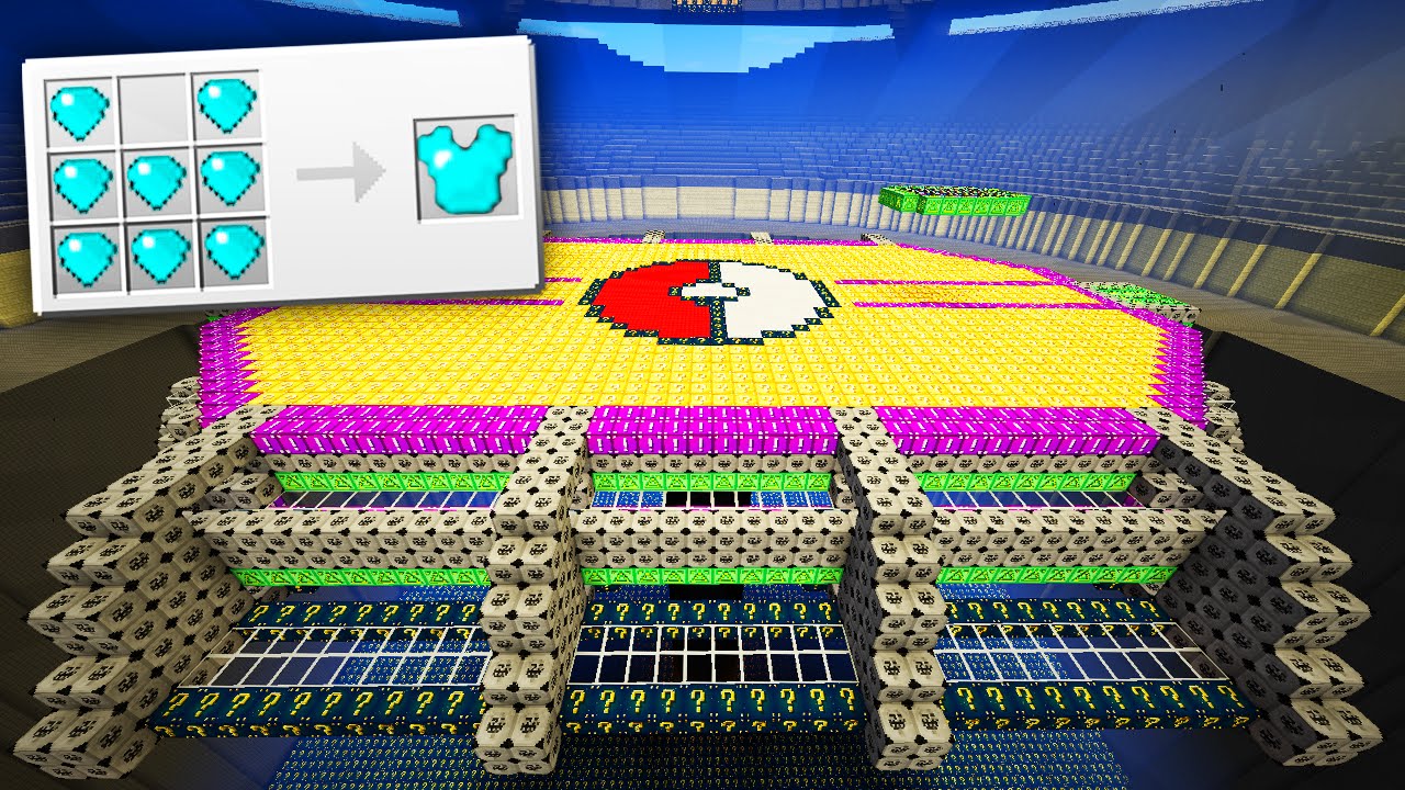 MEGA LUCKY BLOCKS POKÉMON ARENA BATTLE! - YouTube